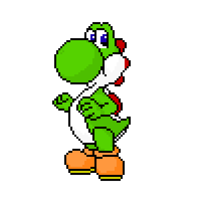 Yoshi got pied! by Justinllll on DeviantArt