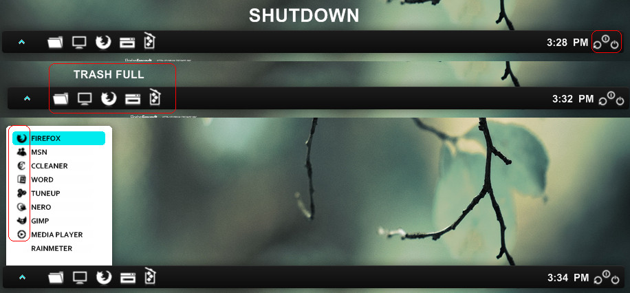 black taskbar by coyote4727521 on DeviantArt
