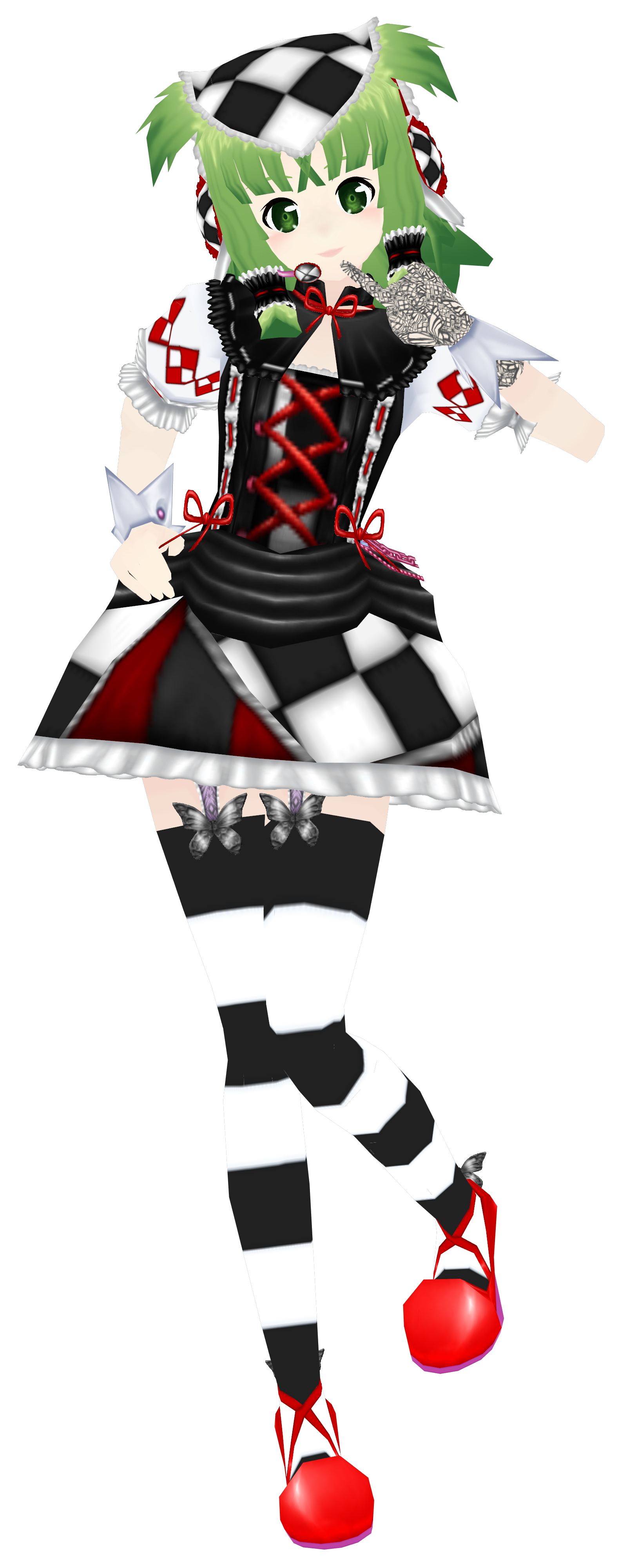 (MMD) MtM Gumi Megpoid (Chess Gothic) DL by HarryShibeInu on DeviantArt