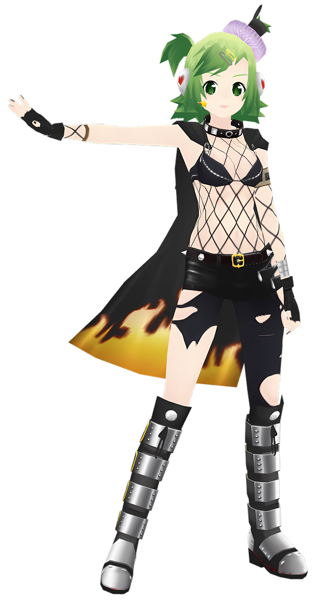 (MMD) MtM Gumi Megpoid (Rock Pankyla) DL by HarryShibeInu on DeviantArt