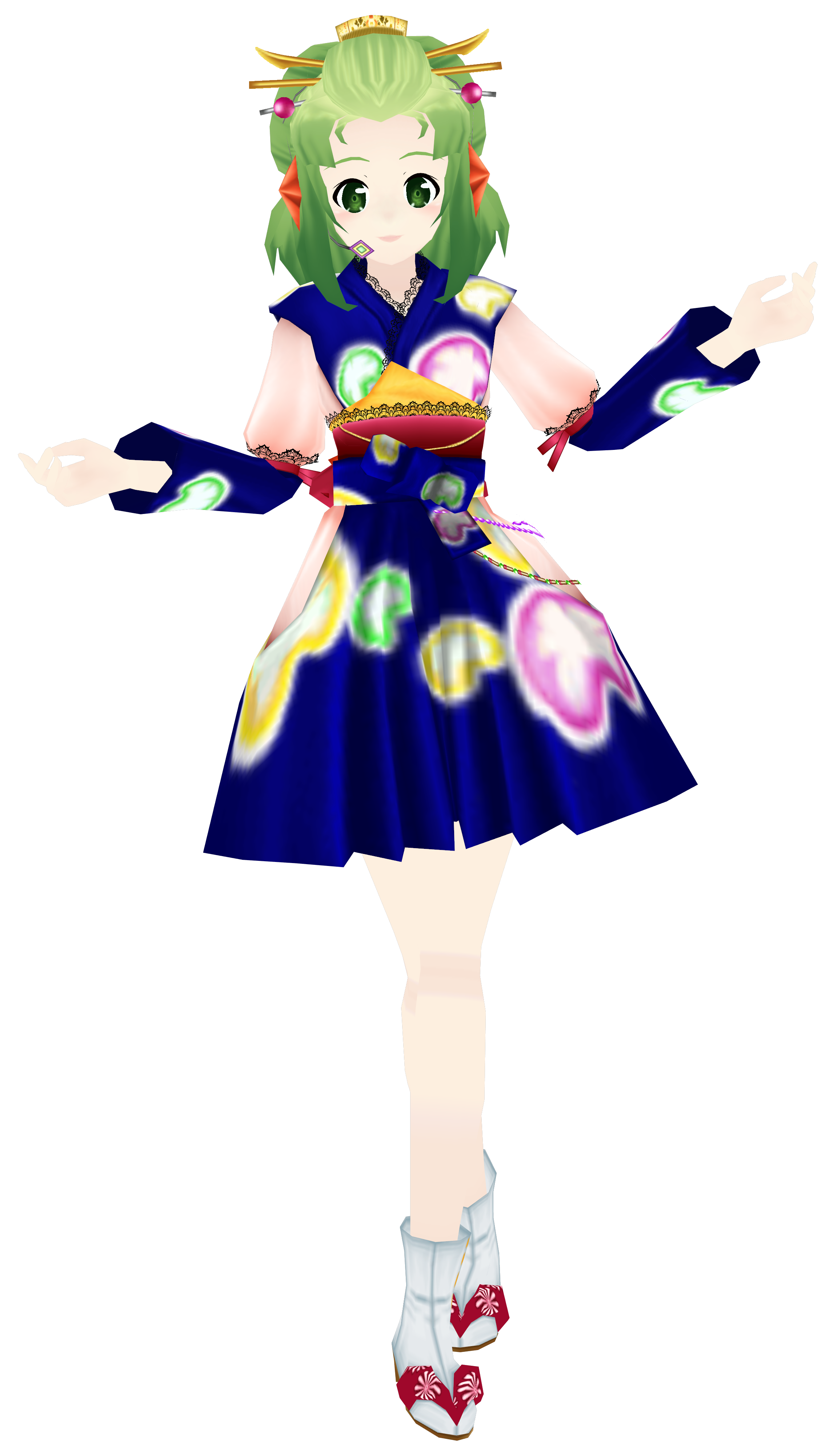(MMD) MtM Gumi Megpoid (Japanese Style~Miyabi~) DL by HarryShibeInu on ...
