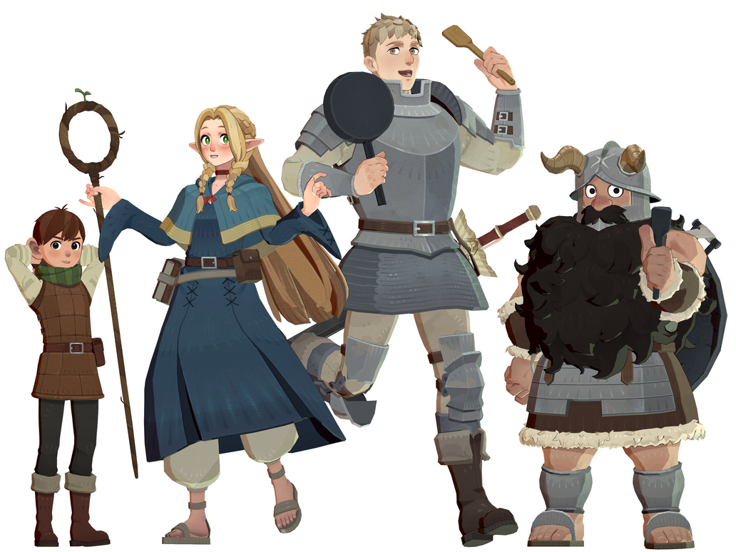 (MMD) Dungeon Meshi Collab DL by HarryShibeInu on DeviantArt