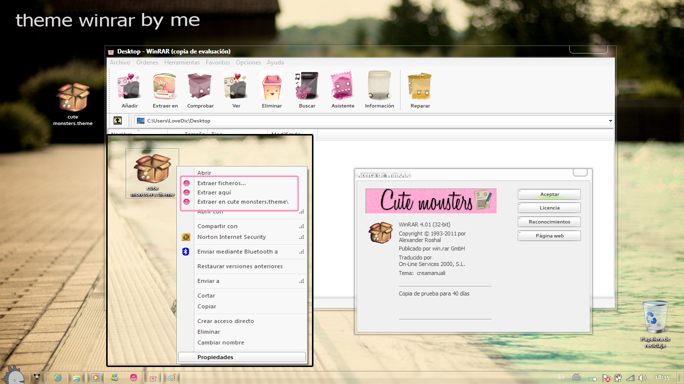 tema winrar monsters cute by creamanuali on DeviantArt