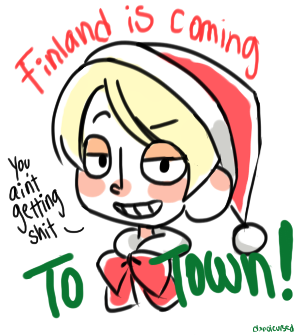 Finland is coming to town! by DanoiKurusu on DeviantArt