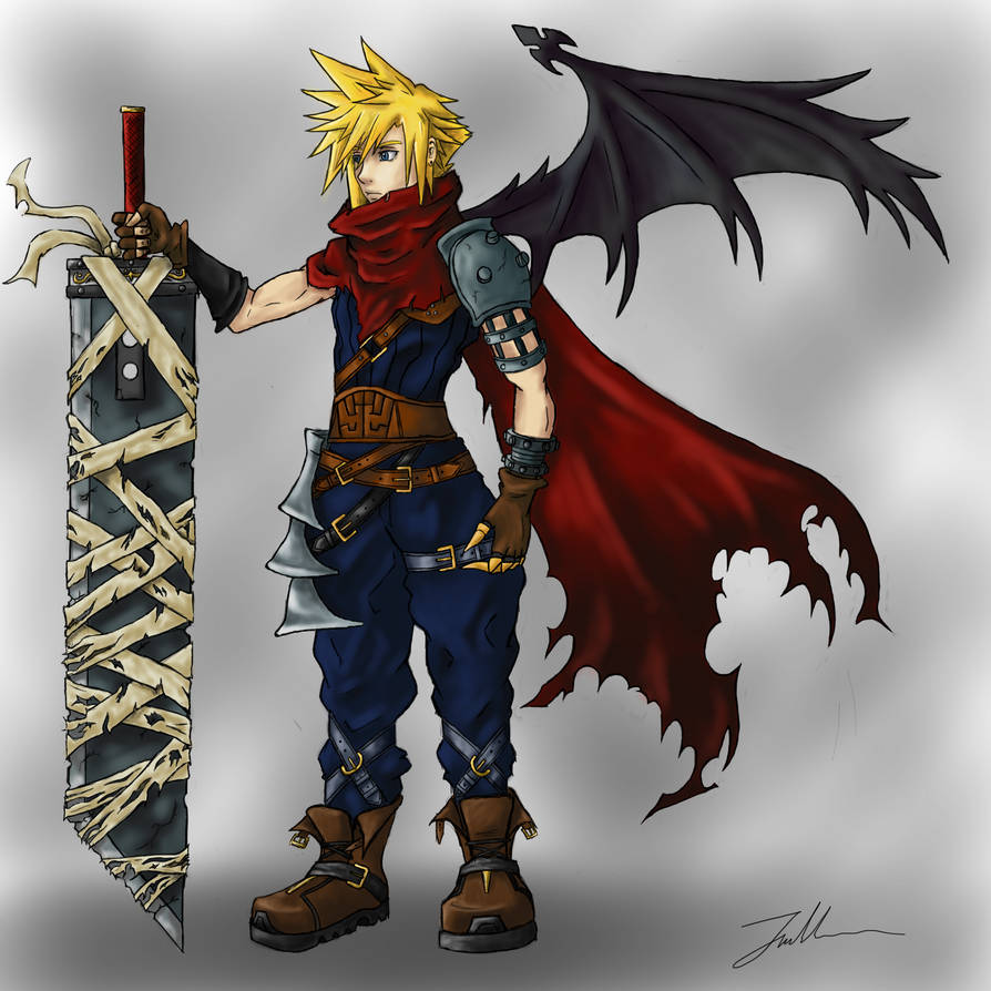 Kingdom Hearts Cloud by BatteryPoweredMonkey on DeviantArt
