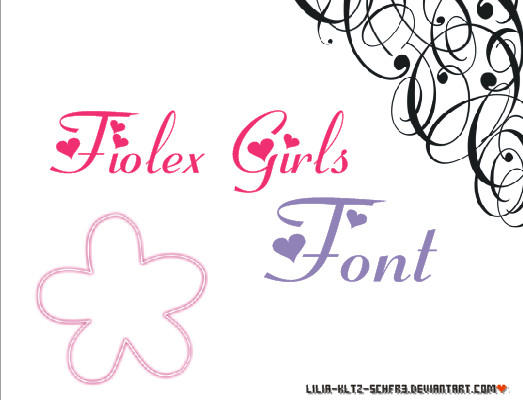 Fiolex Girls Font by lilia-kltz-schfr3 on DeviantArt