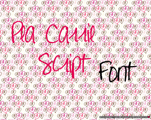 Pea Carrie Script Font by lilia-kltz-schfr3 on DeviantArt