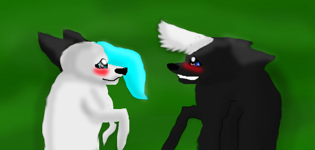 Hanging out with Alpha by CrystalJay on DeviantArt