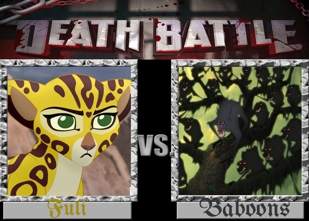 DEATH BATTLE: Fuli vs. Baboons by EmilioKiara on DeviantArt