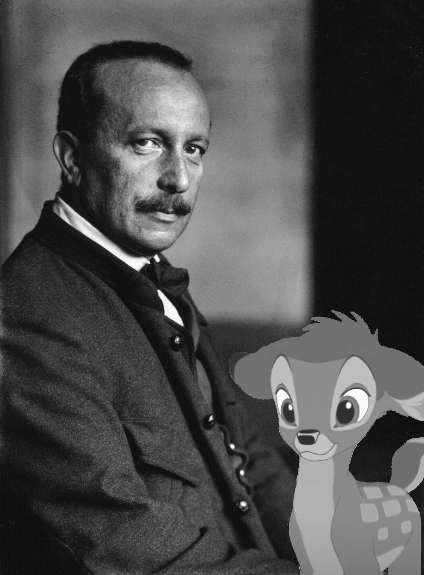 Felix Salten and Bambi by EmilioKiara on DeviantArt