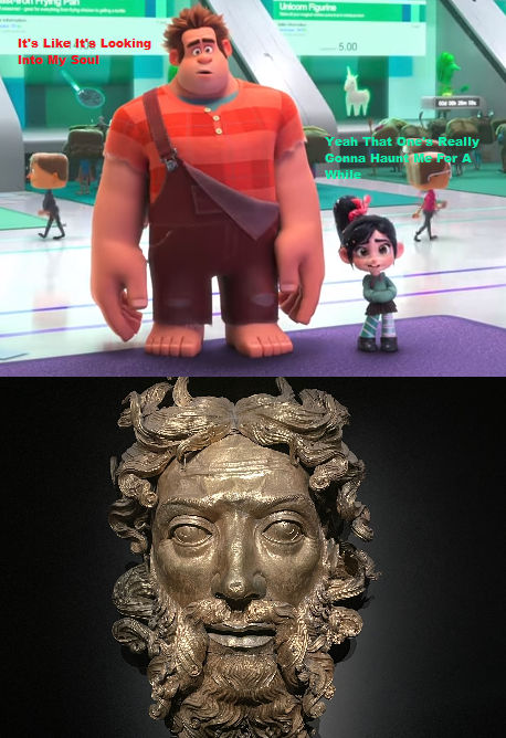 Ralph And Vanellope Looks At God the Father! by EmilioKiara on DeviantArt