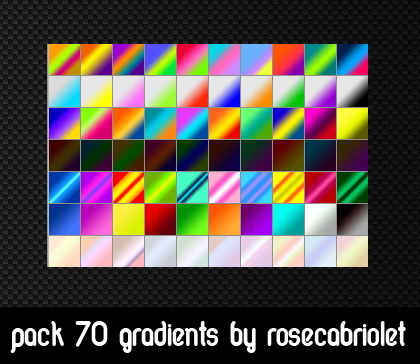 70 Gradients by RoseCabriolet by RoseCabriolet on DeviantArt