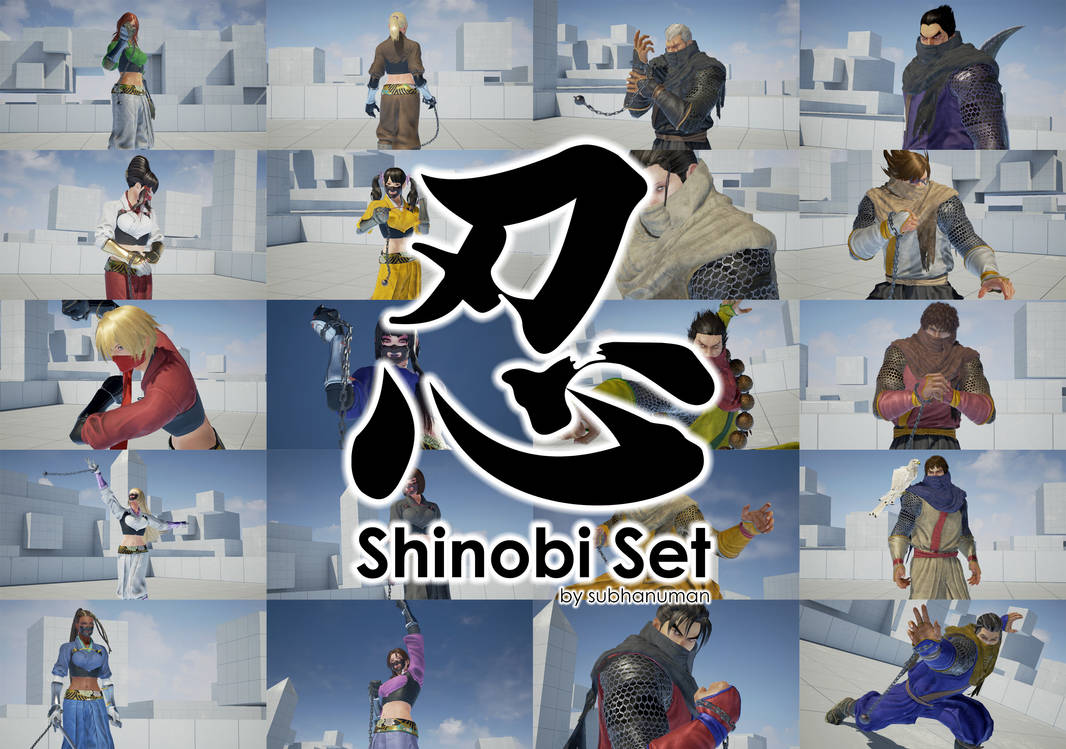 Shinobi Set by subhanuman on DeviantArt