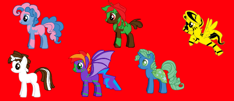 my mane 6 boys by kamay280IMAWESOME on DeviantArt