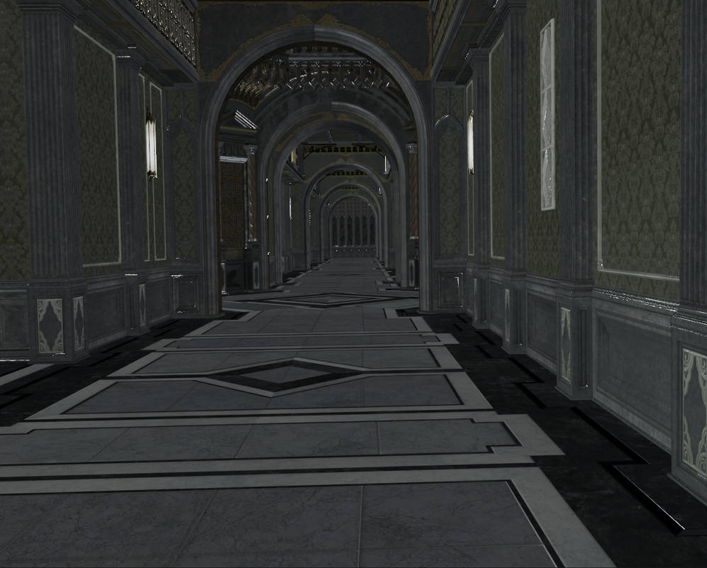 FFXV - Citadel Corridors by carnareket on DeviantArt
