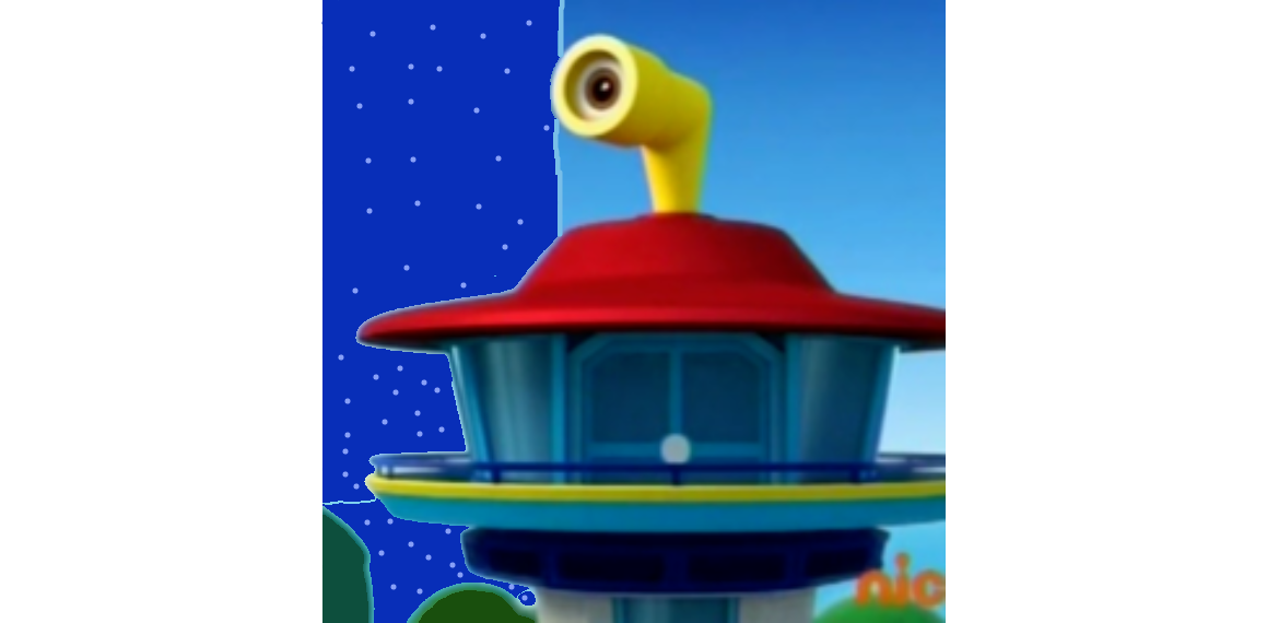Night vs Day top of lookout for Film and Animation by PawPatrolChase on ...