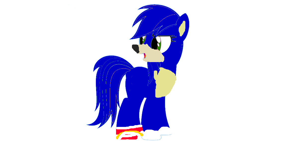 Sonic Pony by PawPatrolChase on DeviantArt