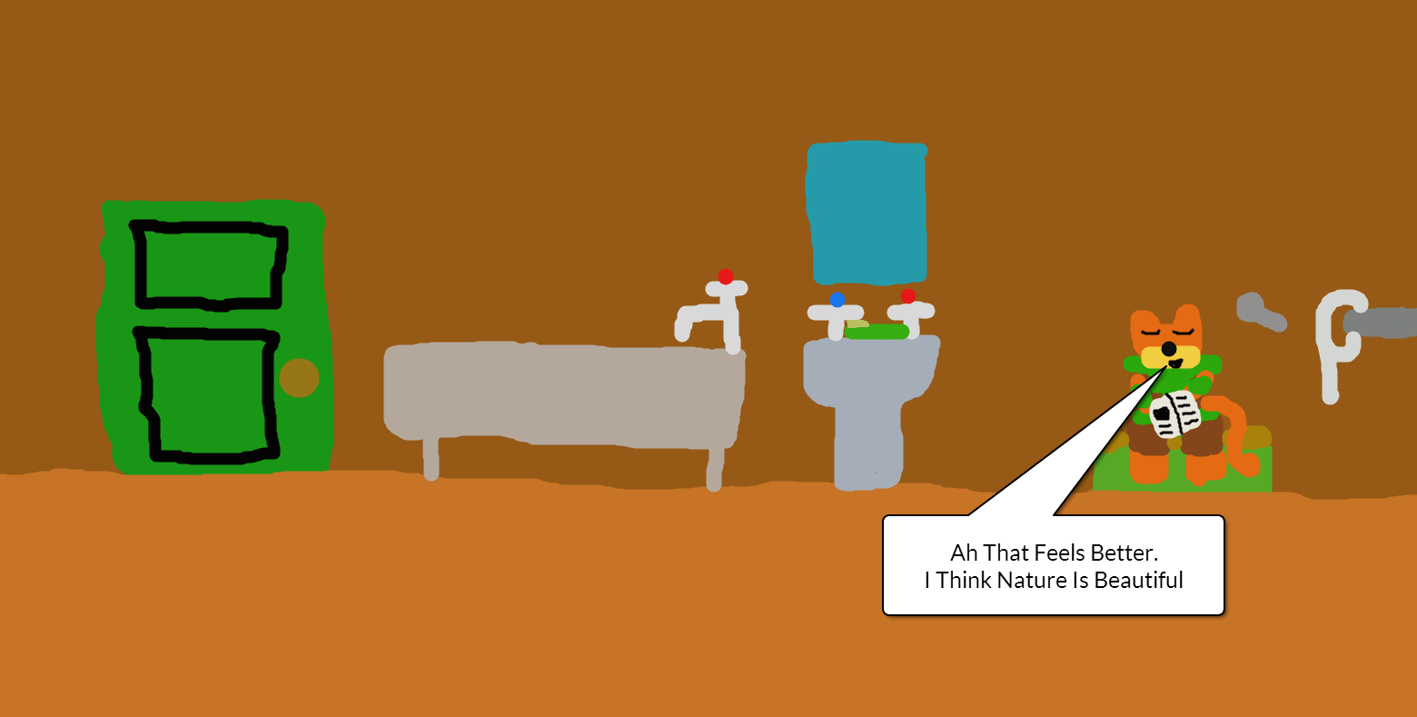 Tuff Luck Using Her Litter Box by BenTheFox1996 on DeviantArt