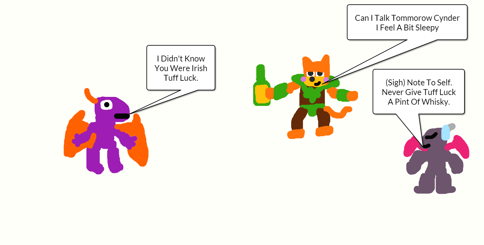 Tuff Luck Drunk On Whisky by BenTheFox1996 on DeviantArt