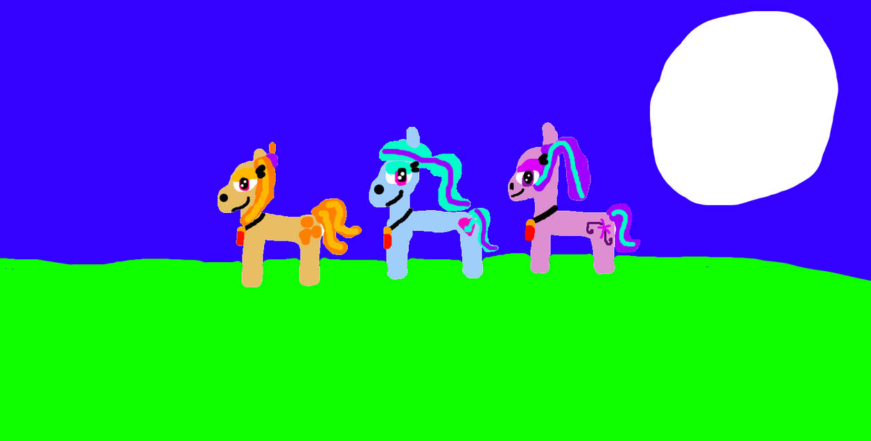 The Dazzlings (Pony Form) by BenTheFox1996 on DeviantArt