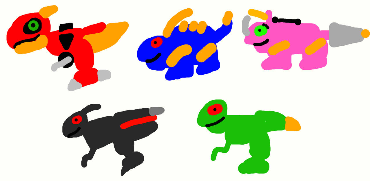Kyoryuger Zyudenchi (1-5) by BenTheFox1996 on DeviantArt