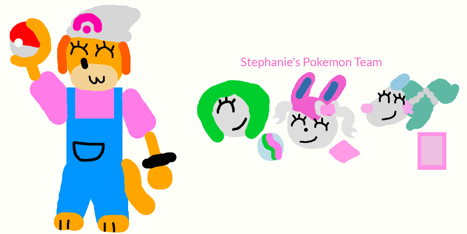 If Stephanie Was A Pokemon Trainer by BenTheFox1996 on DeviantArt