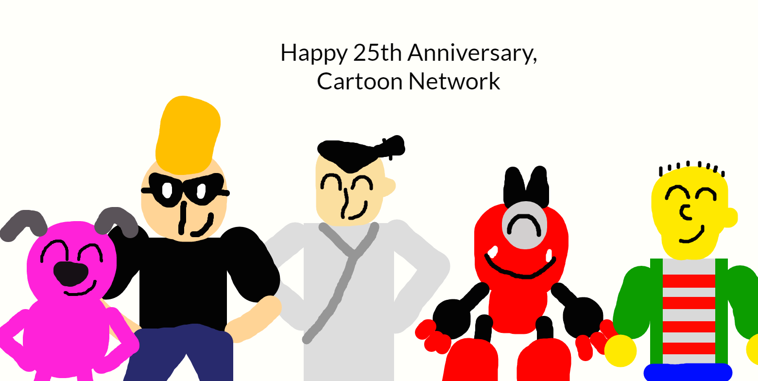 Celebrating 25 Years Of Cartoon Network by BenTheFox1996 on DeviantArt