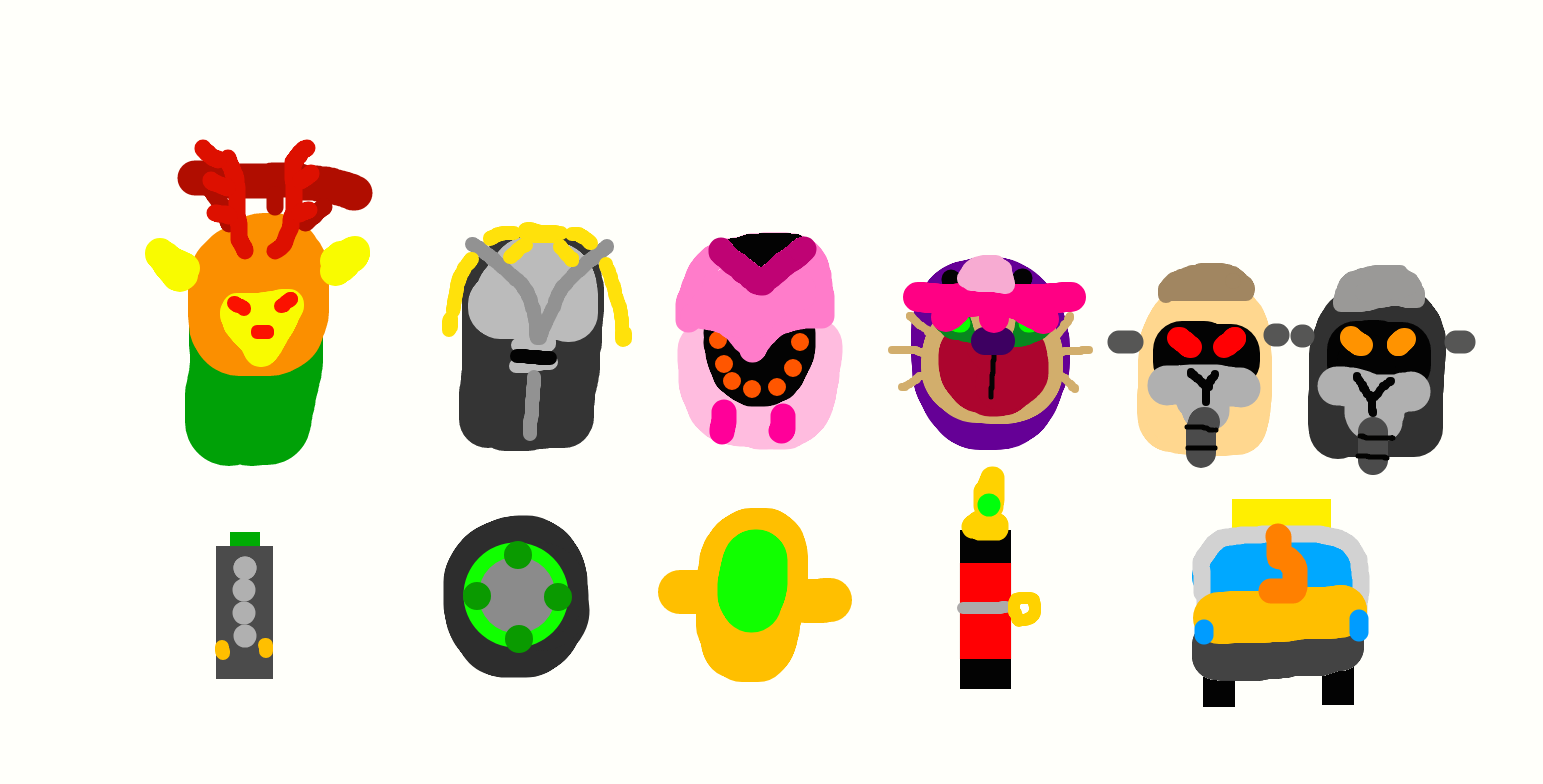 Gangler Monsters And Their Items (2) by BenTheFox1996 on DeviantArt