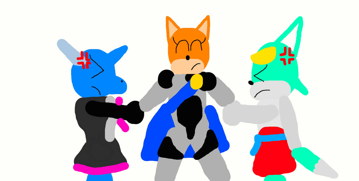 Sibling Rivalry (Tuff Luck Version) by BenTheFox1996 on DeviantArt