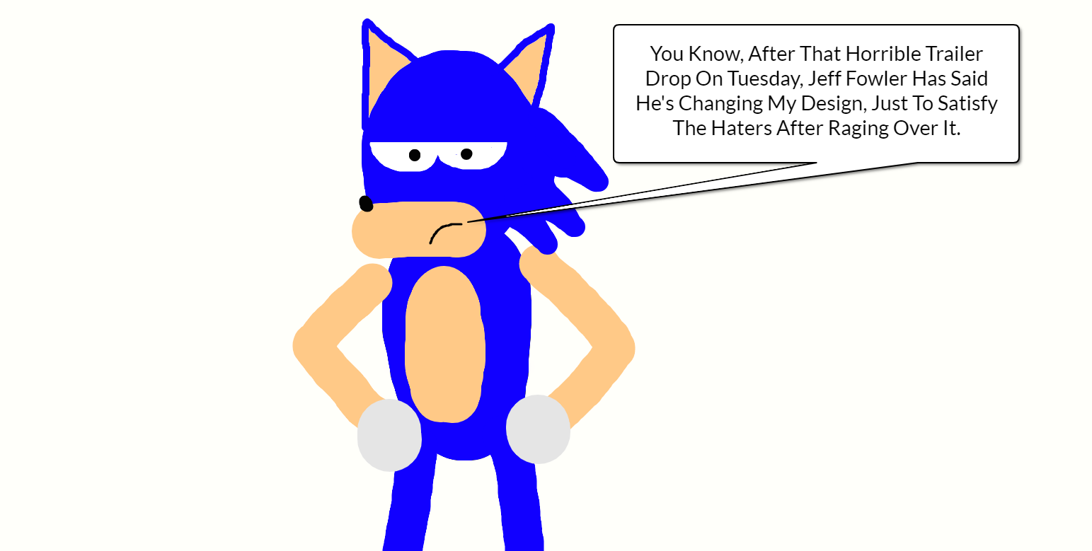 Sonic's Apology After A Bad Trailer Drop by BenTheFox1996 on DeviantArt