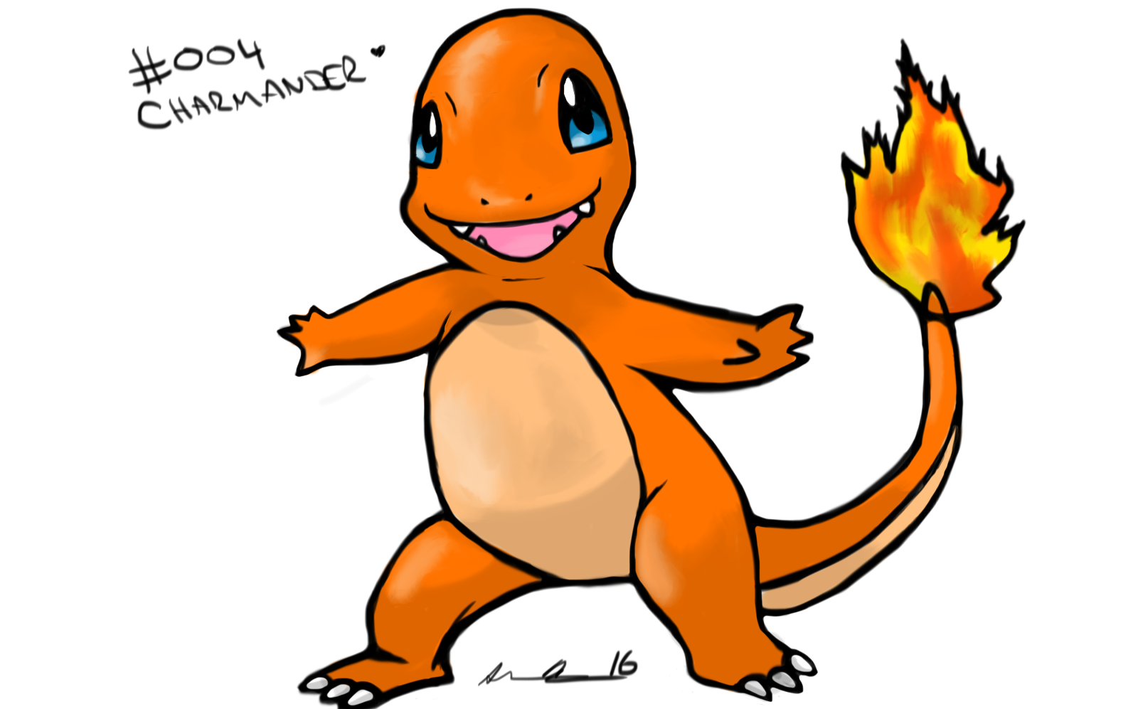 #004 Charmander by LeagueGirl77 on DeviantArt