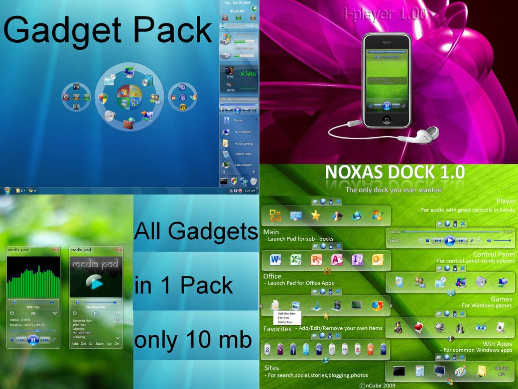 Gadgets Desktop by dncube on DeviantArt