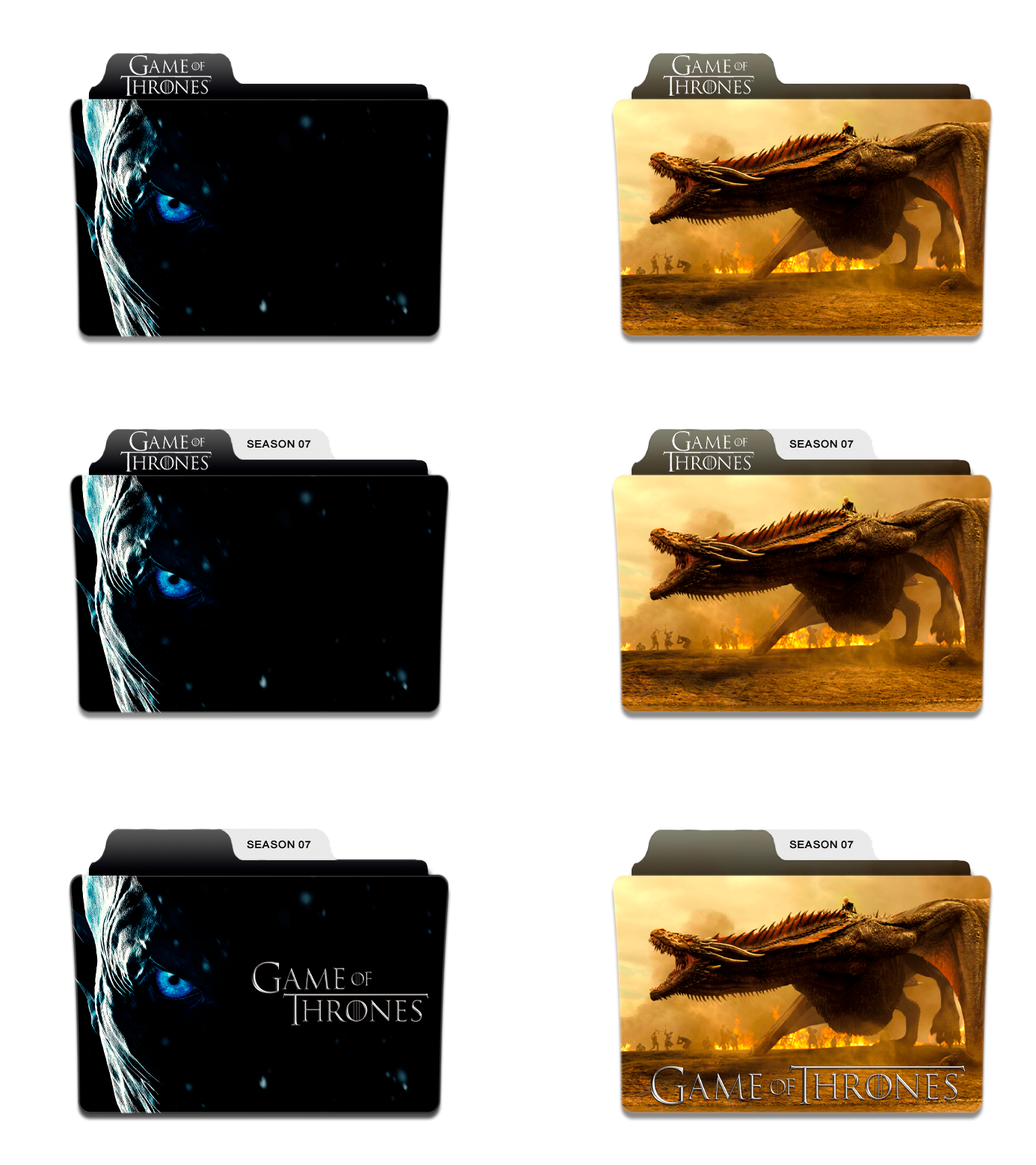 Game of Thrones - Season 7 - Folder Icons by RandyCJ on DeviantArt