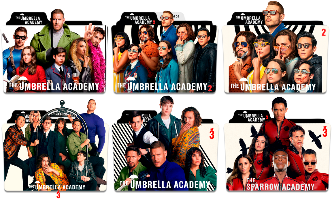 The Umbrella Academy Folder Icons (Seasons 1-3) by RandyCJ on DeviantArt