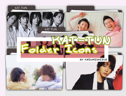 Kat-tun Folder Icons pack By Kazumishizue by kazumishizue on DeviantArt