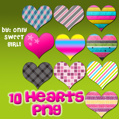 Hearts png by OnlySweetGirl on DeviantArt
