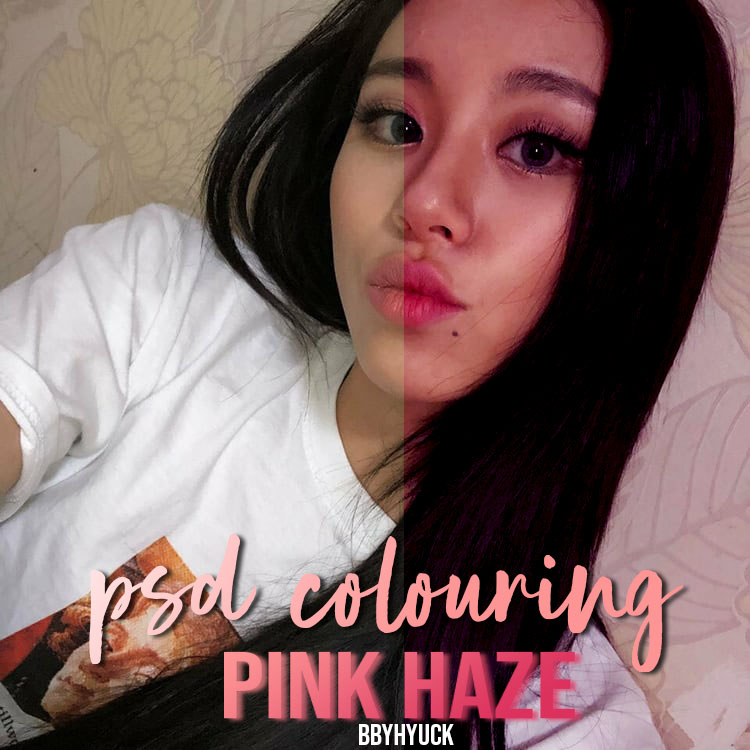 PSD COLOURING - PINK HAZE by bbyhyuck on DeviantArt