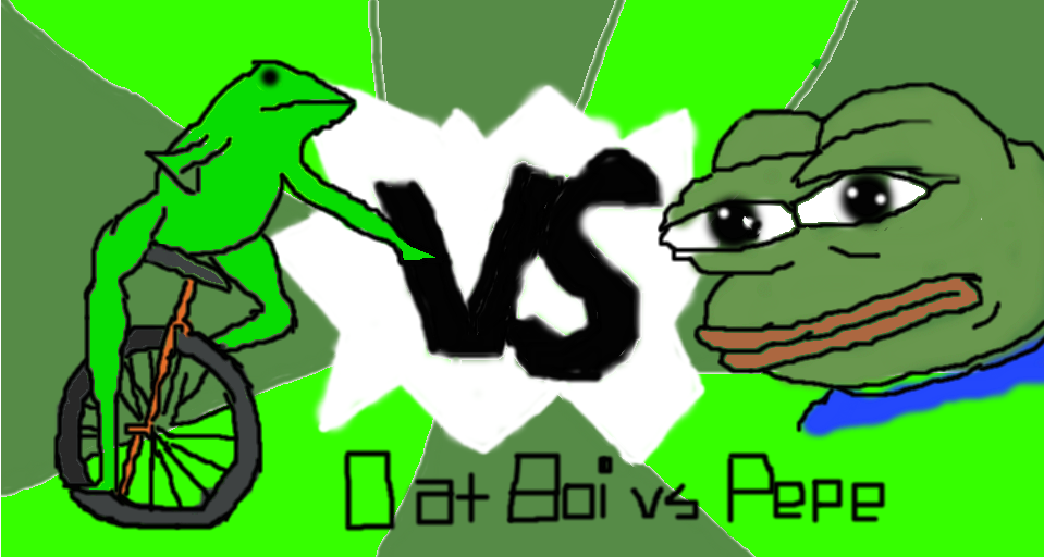 Dat Boi VS Pepe by bbroxi on DeviantArt