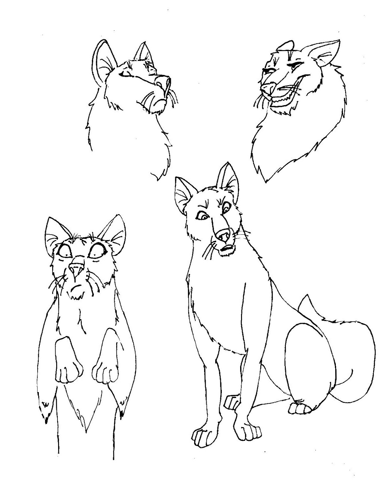 Story Character Rough Lineart by Perforth on DeviantArt