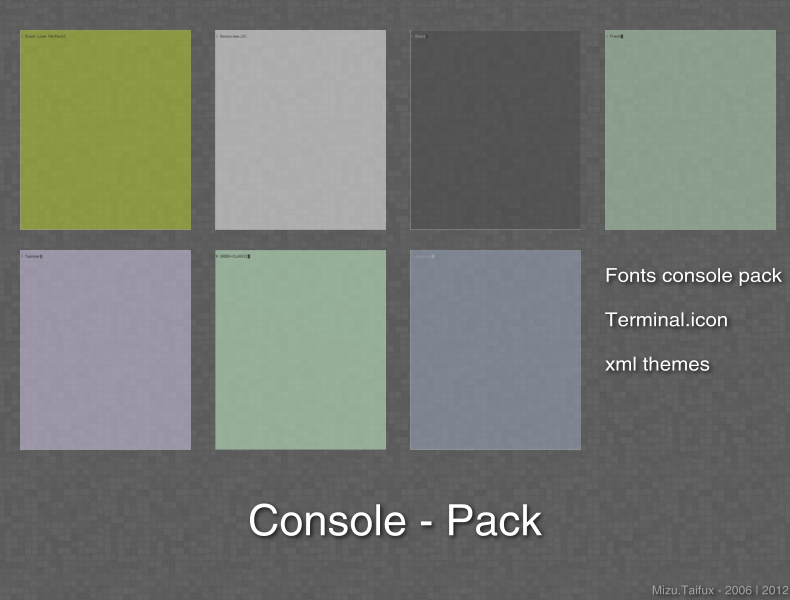 Console Theme Pack by MizuTaifux on DeviantArt