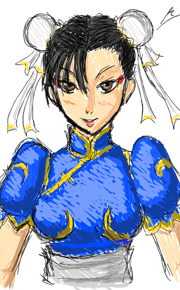 Badly drawn chun li by borockman on DeviantArt