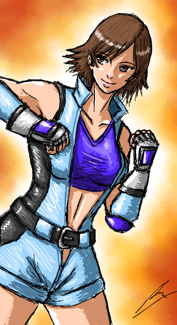 Asuka kazama is ready by borockman on DeviantArt