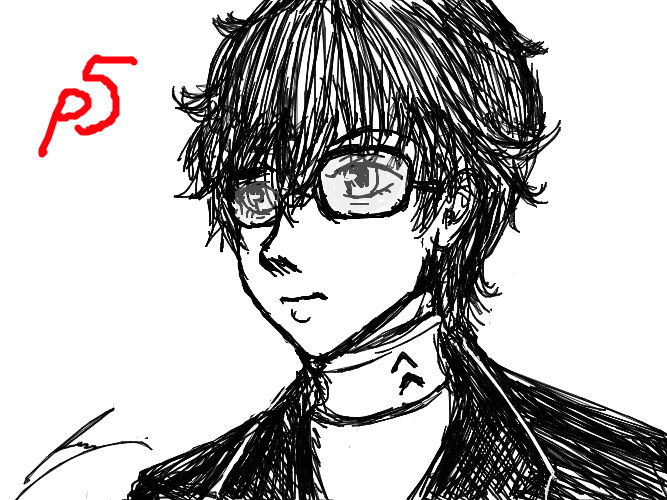 Persona 5 hero by borockman on DeviantArt