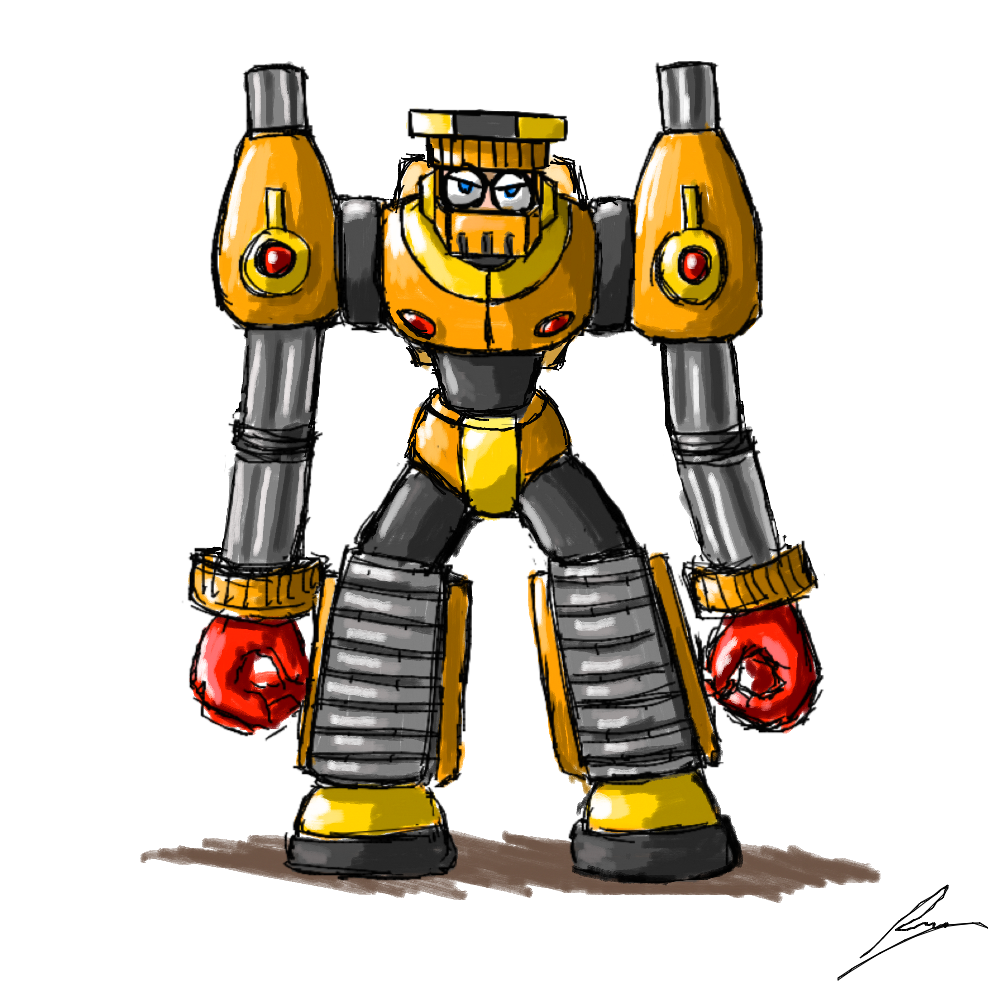 Megaton man redesign by borockman on DeviantArt