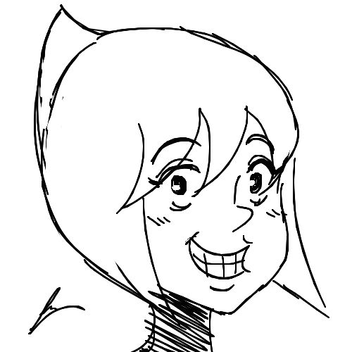 Jet woman goofy smile by borockman on DeviantArt
