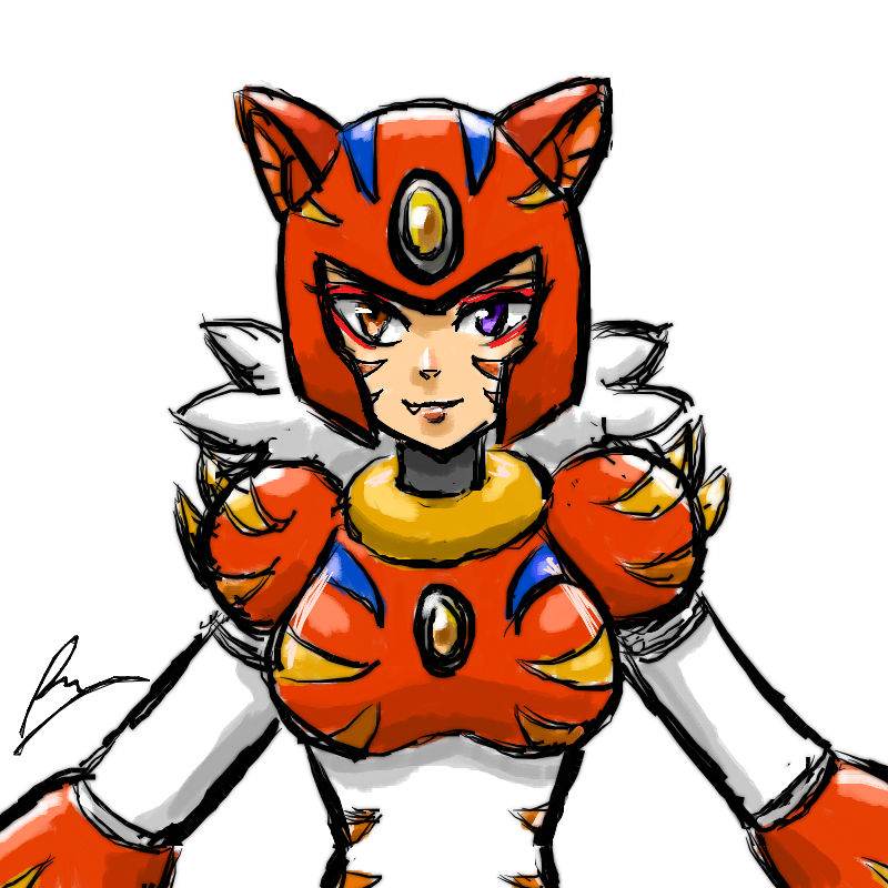 Feline woman by borockman on DeviantArt