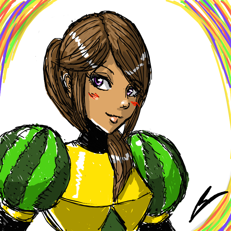 Tropic woman helmetless by borockman on DeviantArt