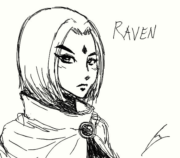 raven sketchness by borockman on DeviantArt