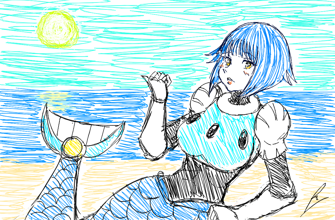 Splash woman on the beach by borockman on DeviantArt