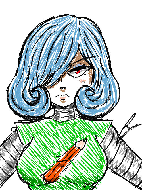 Pencil woman by borockman on DeviantArt